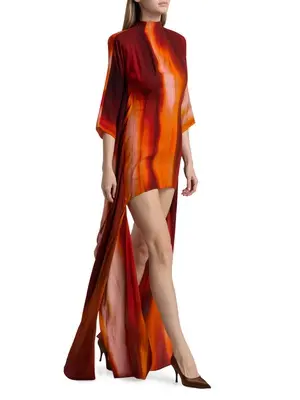 LAQUAN SMITH Gradient Shift Minidress