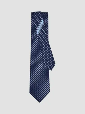FERRAGAMO Bussola Paper Airplanes Silk Tie