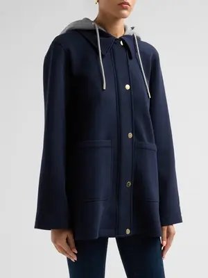 Veronica Beard Finn Hooded Jacket