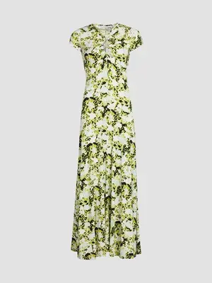Proenza Schouler White Label Noelani Floral Jersey Maxi Dress