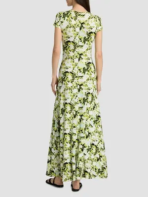 Proenza Schouler White Label Noelani Floral Jersey Maxi Dress