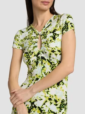 Proenza Schouler White Label Noelani Floral Jersey Maxi Dress