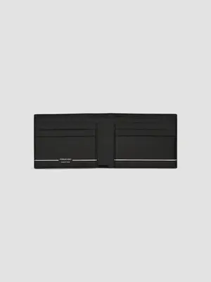 FERRAGAMO Micro Gancini Leather Wallet