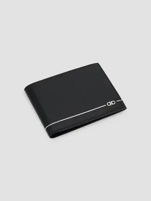 FERRAGAMO Micro Gancini Leather Wallet