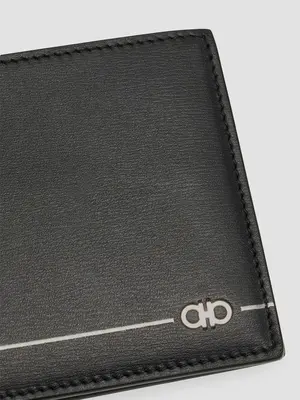 FERRAGAMO Micro Gancini Leather Wallet