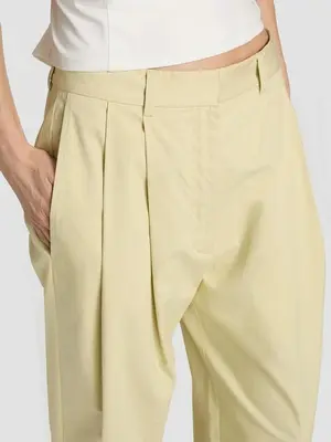 Proenza Schouler White Label Taya Pleated Cotton-blend Pants