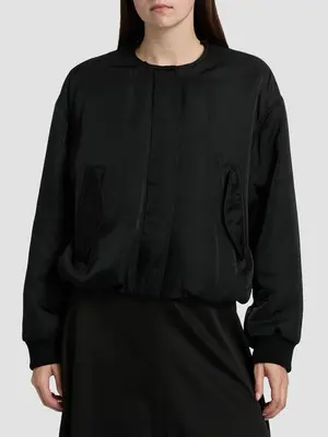 Proenza Schouler Vadra Faux-shearling Collar Twill Jacket