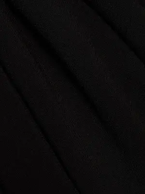 Proenza Schouler Rosina Asymmetric Double Crepe Column Gown - Black