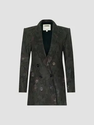 L'Agence Jayda Relaxed Double-breasted Blazer