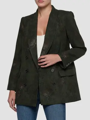 L'Agence Jayda Relaxed Double-breasted Blazer