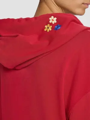 NAHMIAS Daydreaming Cotton Cut-off Hoodie