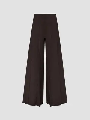 L'Agence Nova Pleated Wide-leg Pants