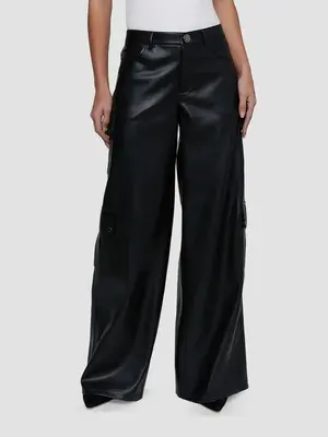 L'Agence Isolde Cargo Pants - Black