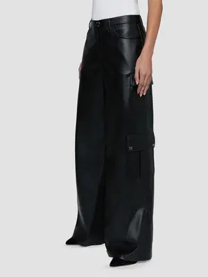 L'Agence Isolde Cargo Pants - Black