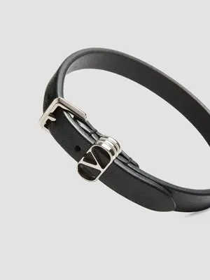 Valentino Garavani Ovalette Calfskin Bracelet