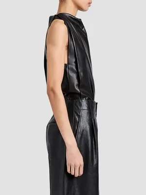 Proenza Schouler Iza Leather Top