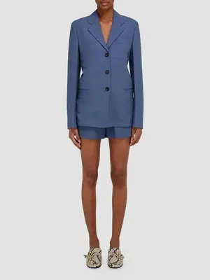 FERRAGAMO Faille Single-breasted Blazer