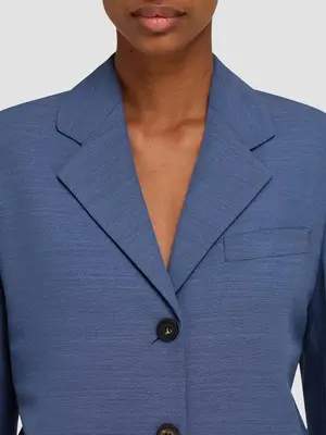 FERRAGAMO Faille Single-breasted Blazer