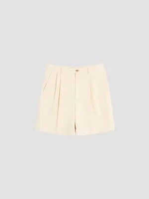 Valentino Garavani Cotton Canvas Cuffed Bermuda Shorts - Shell