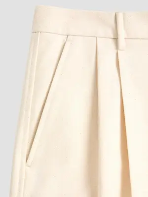 Valentino Garavani Cotton Canvas Cuffed Bermuda Shorts