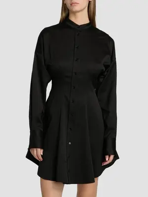 Proenza Schouler Janan Cotton Sateen Shirtdress