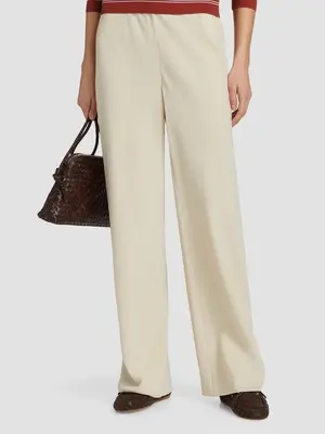 Vince Colette High-rise Crepe Bias Pants