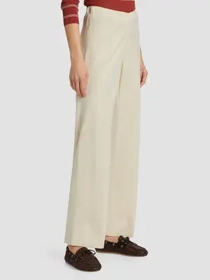 Vince Colette High-rise Crepe Bias Pants