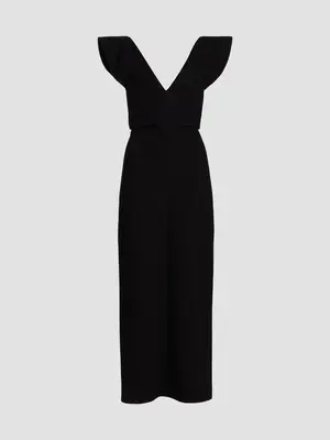 Proenza Schouler Mariam Flutter-sleeve Maxi Dress