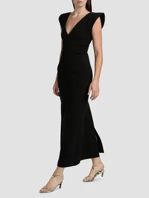 Proenza Schouler Mariam Flutter-sleeve Maxi Dress