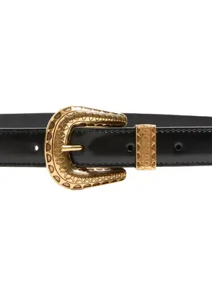Valentino Garavani Vlogo Signature Brushed Calfskin Belt