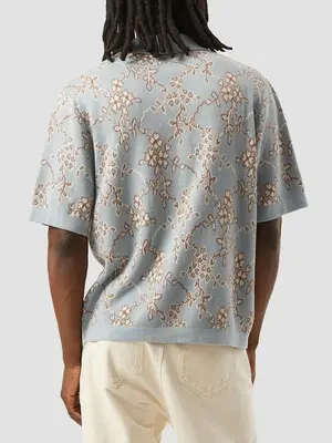 CORRIDOR Trellis Knit Cotton Shirt