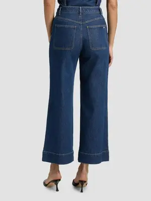 Cinq À Sept Ryker Wide-leg Cropped Jeans