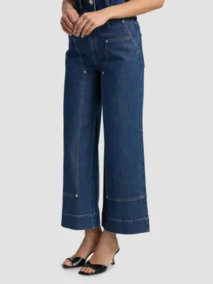 Cinq À Sept Ryker Wide-leg Cropped Jeans