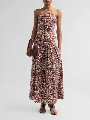 Proenza Schouler White Label Nessa Poplin Maxi Skirt