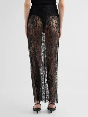L'Agence Raymonde Lace Maxi Skirt