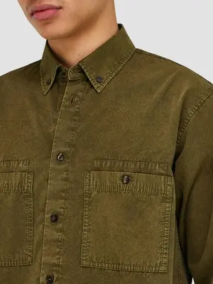 FERRAGAMO Cotton-silk Work Shirt