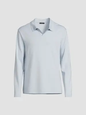Vince Milano Johnny Collar Shirt - Whitecap