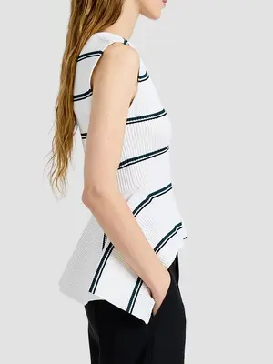 Proenza Schouler Eugenie Top In Rib Knit