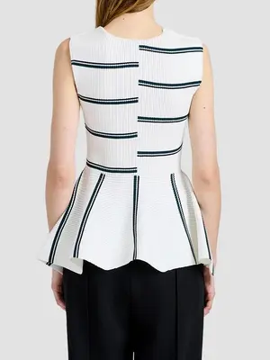 Proenza Schouler Eugenie Top In Rib Knit