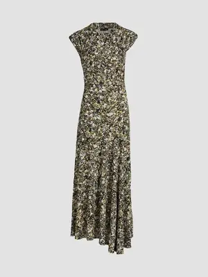 Proenza Schouler Tamara Printed Jersey Midi-dress