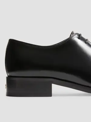 Valentino Garavani Pas Des Dieux Oxfords In Leather - Black