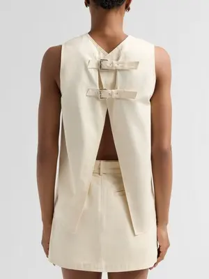 Proenza Schouler Nerina Cotton Drill Top