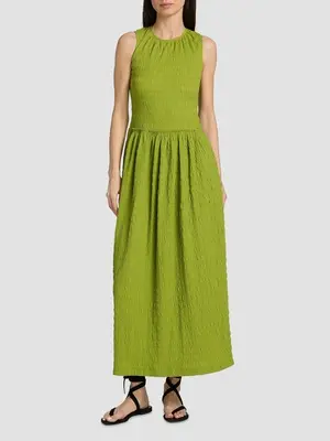 Proenza Schouler White Label Zoira Textured Maxi Dress