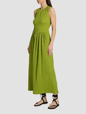 Proenza Schouler White Label Zoira Textured Maxi Dress