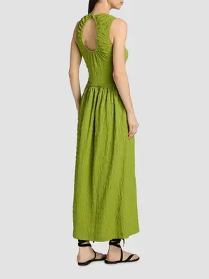 Proenza Schouler White Label Zoira Textured Maxi Dress