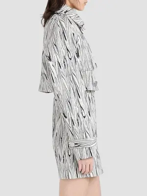 Proenza Schouler Della Marble-jacquard Crop Jacket
