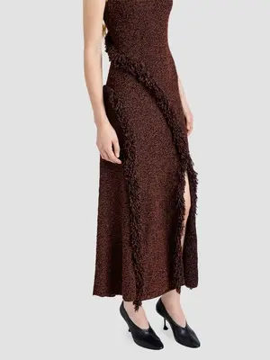 Proenza Schouler Nilo Chenille Wool Midi Dress
