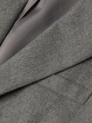 Vince Wool Flannel Single-breasted Blazer