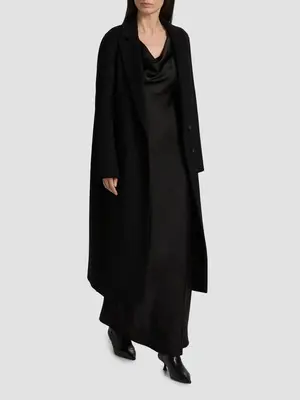 Vince Classic Wool-blend Single-breasted Coat