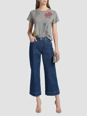 Cinq À Sept Joey Mid-rise Crop Jeans